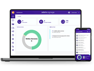 zebrix digital signage solution